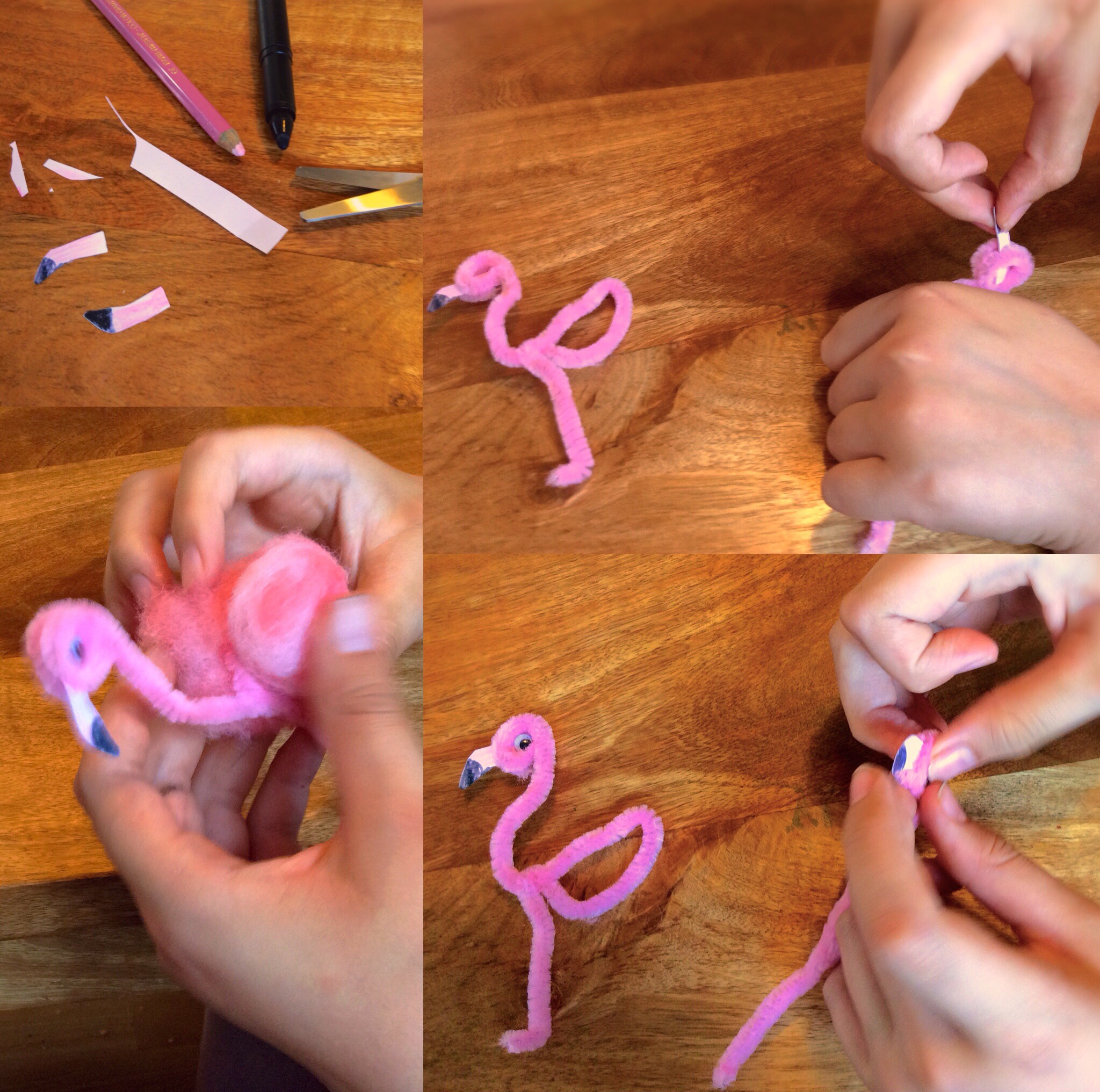 Making it together: Flamingo Craft! – Sensational Learning with Penguin