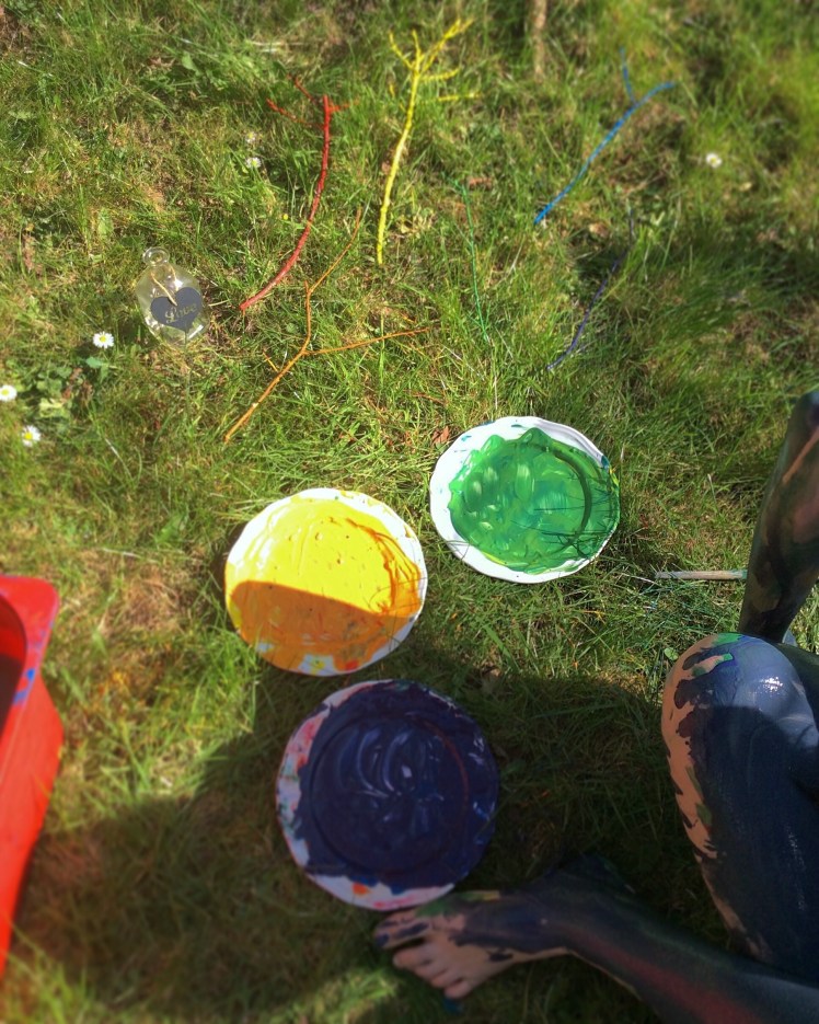 Colour Theory Fun: Painting Branches in Primary & Secondary Colours ...