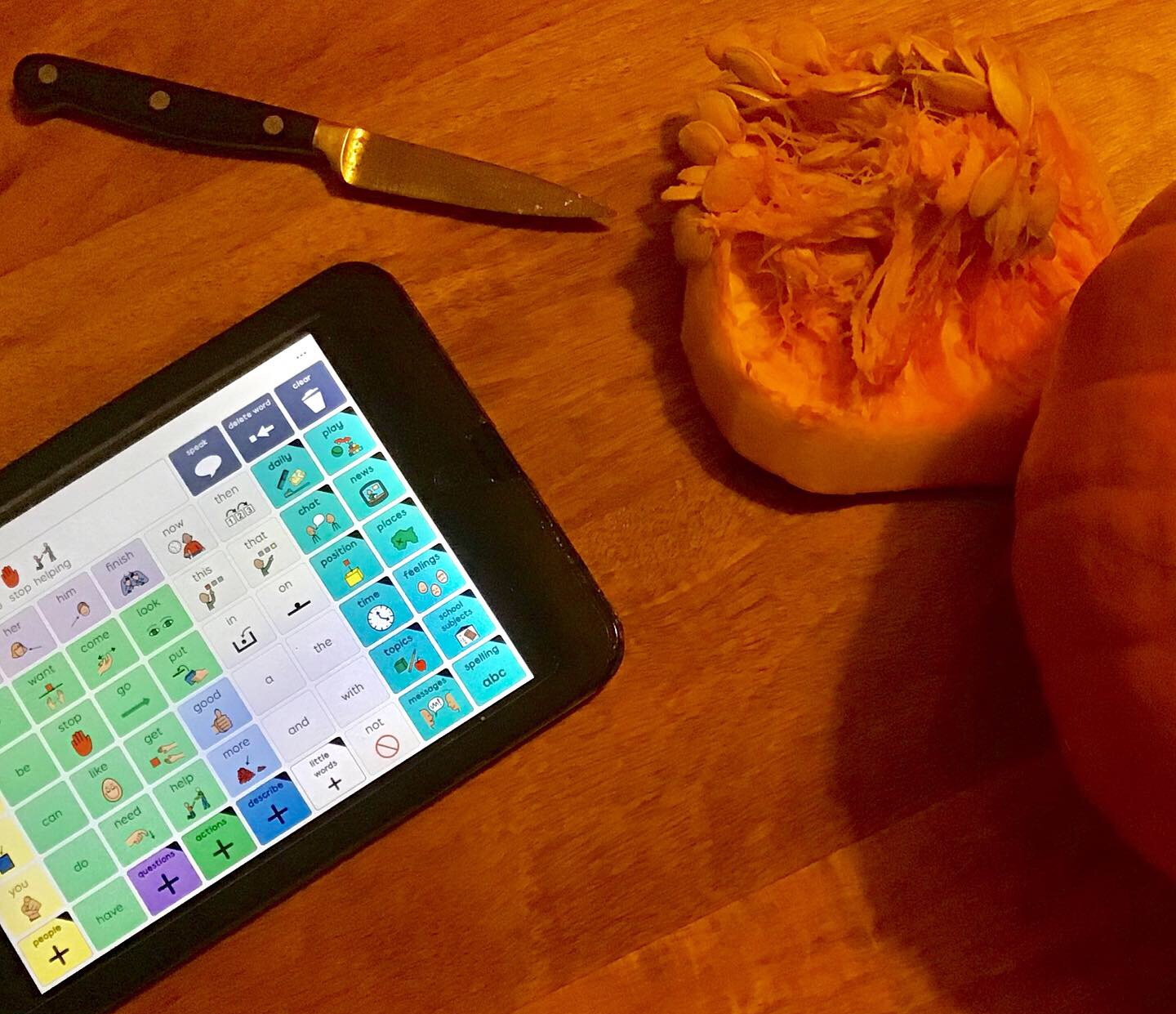 How Pumpkin Carving Sparked A Communication Milestone For Our Nonverbal ...